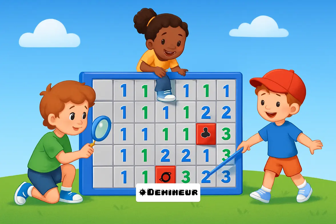 Comment expliquer le Démineur aux enfants pour apprendre en s’amusant ...